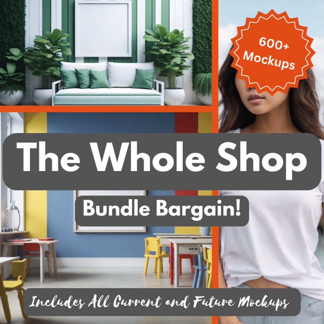 Full Access Shop Pass: Ultimate Mockup Bundle Bella Canvas - Etsy