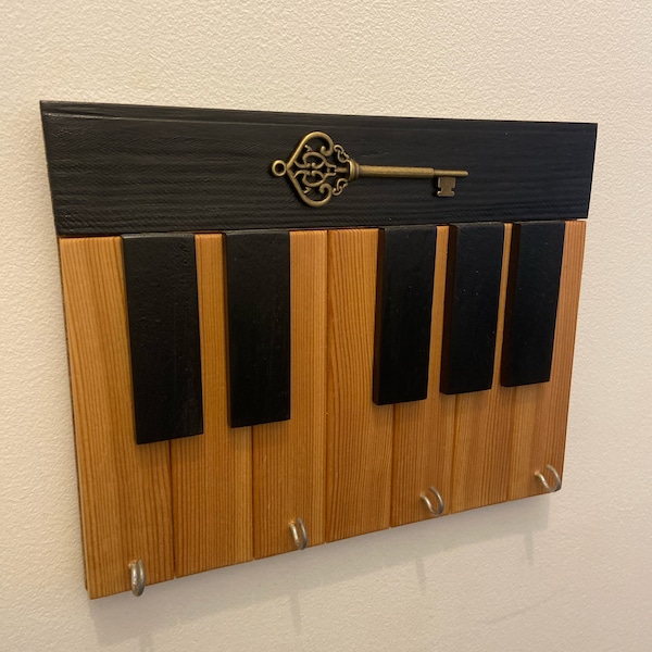 Piano Key Coat Rack - Etsy