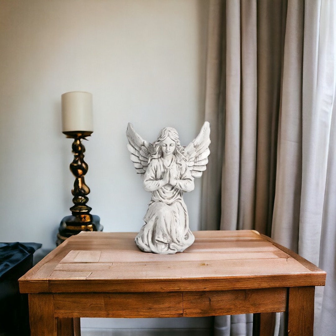 Angel Girl Statue, European Style Resin Angel Decoration Figurine ...