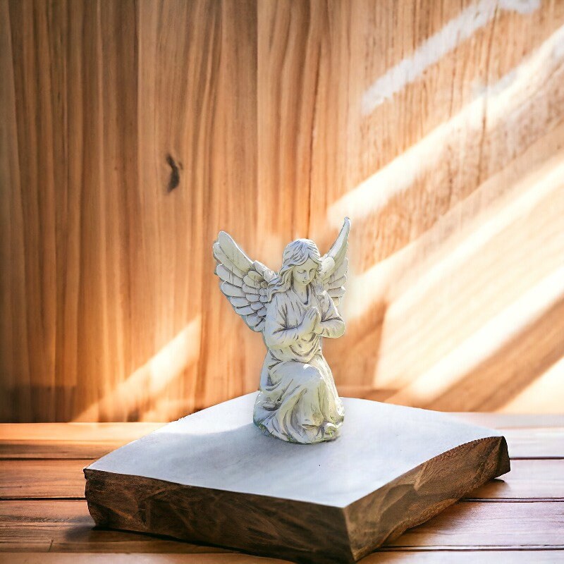 Angel Girl Statue, European Style Resin Angel Decoration Figurine ...