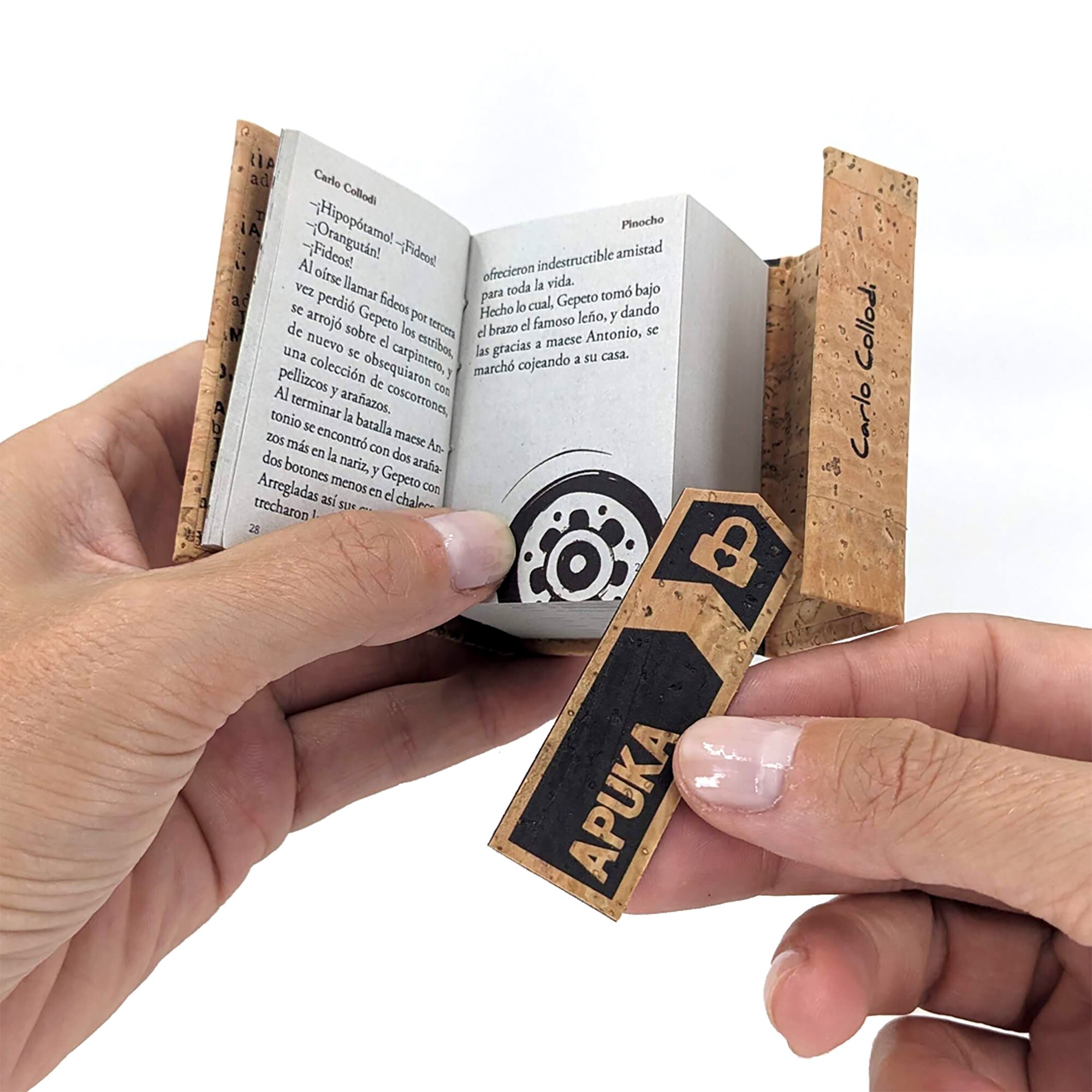 The Adventures of Pinocchio Carlo Collodi. Mini Cork Book. - Etsy