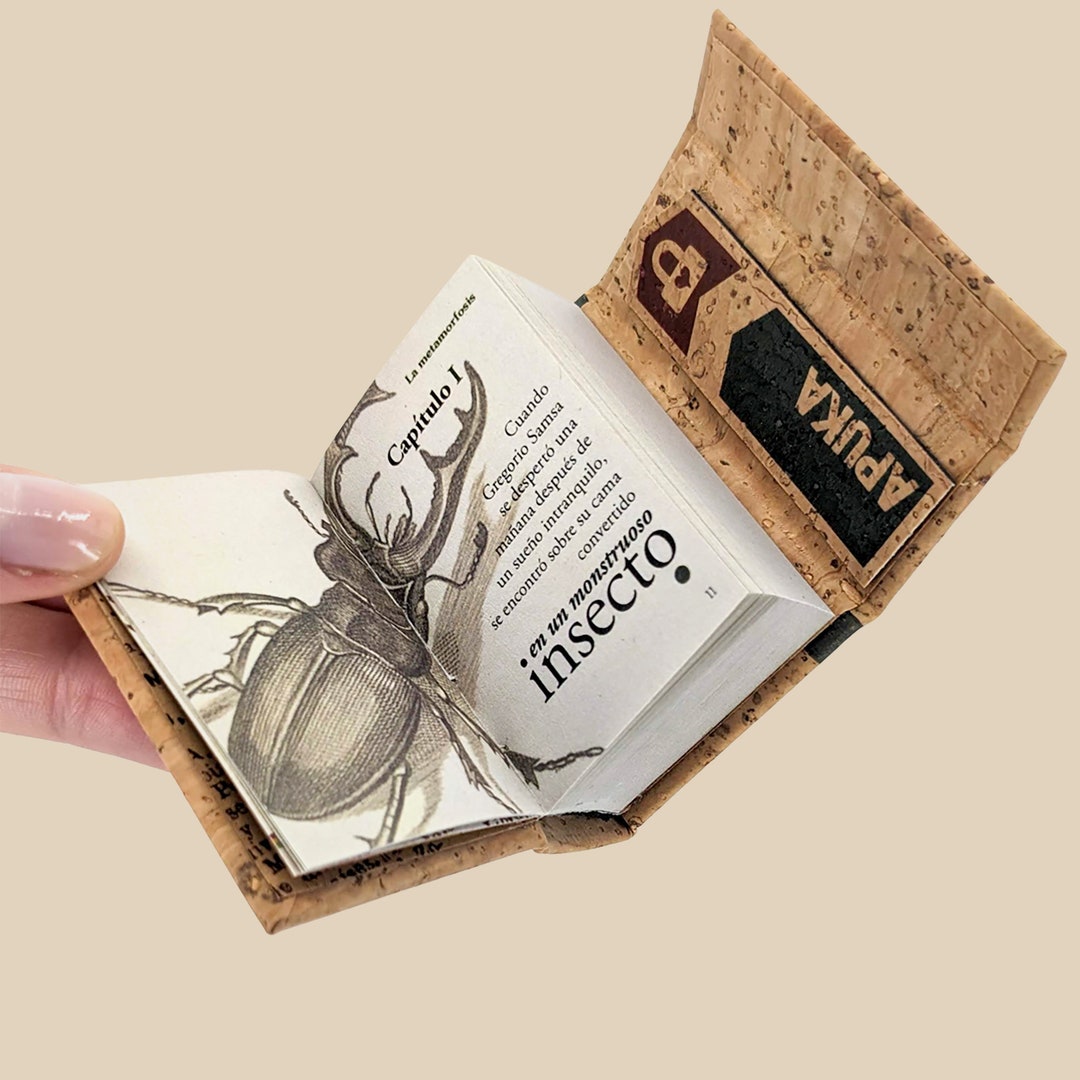 The Metamorphosis, Franz Kafka. Mini Book in Spanish, HANDMADE in ...