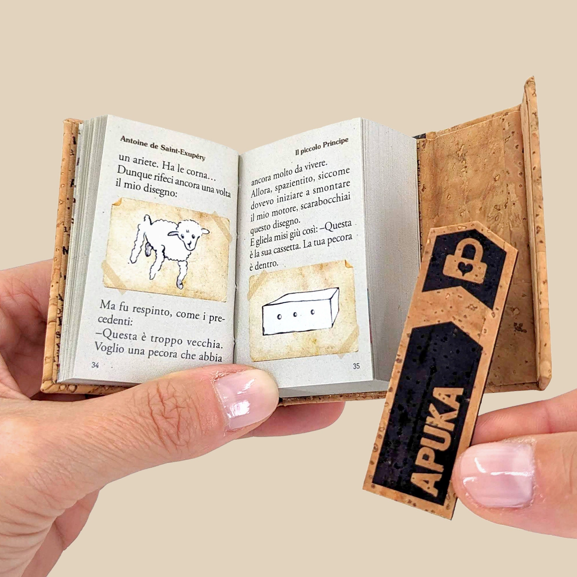 Il Piccolo Principe, Antoine De Saint-exupéry. Mini-book in Italian ...