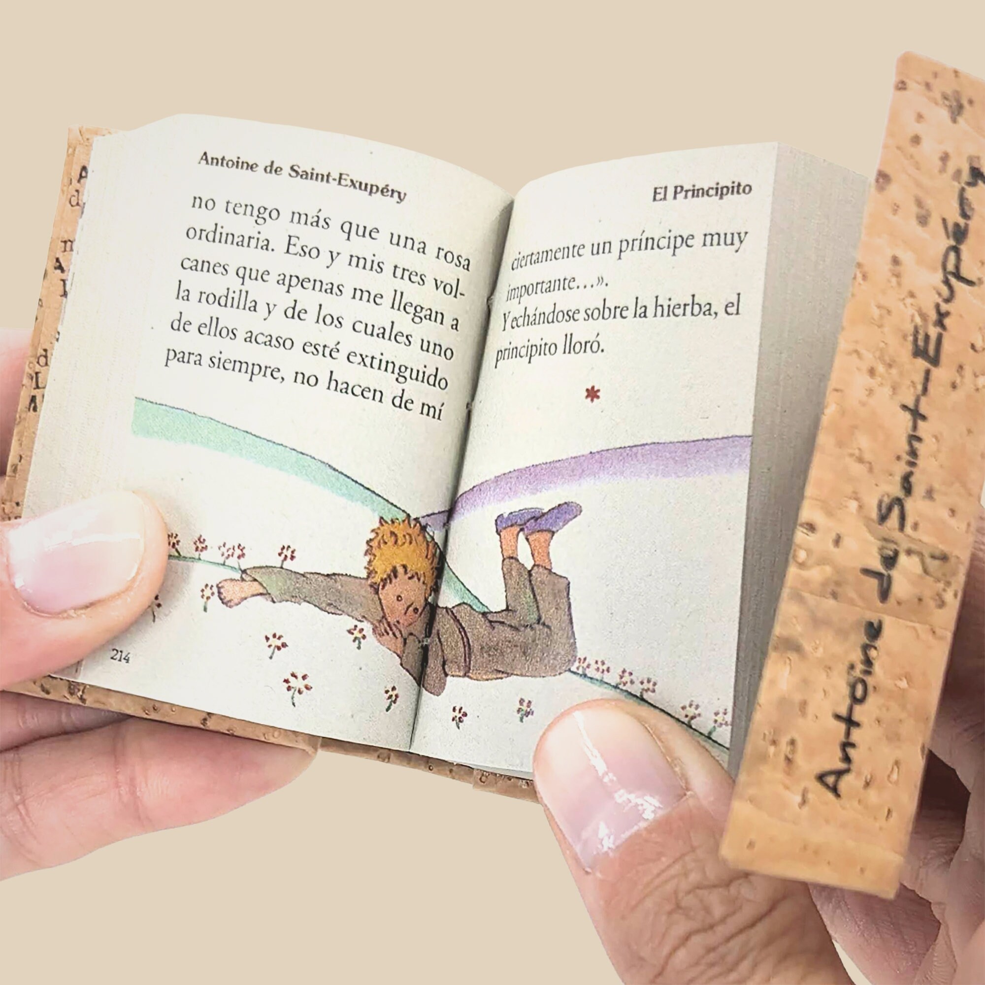 The Little Prince, Antoine De Saint-exupéry. Minibook in Spanish ...