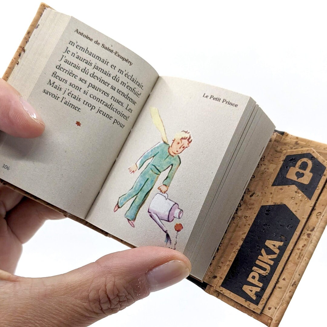 Le Petit Prince, Antoine De Saint-exupéry. MINIBOOK in French. CORK ...