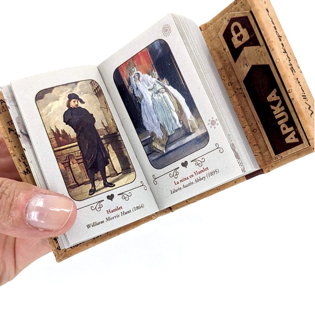 Hamlet, William Shakespeare. Minibook in Spanish, HANDMADE With Love in ...