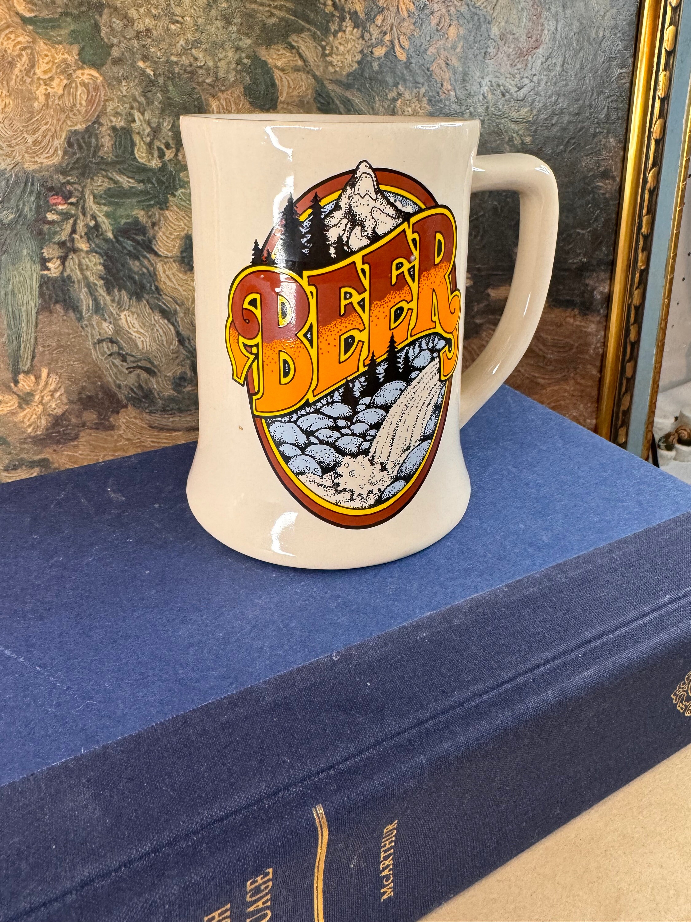 Vintage 1980s Beer Mug/ Stein / Retro Beer Stein - Etsy