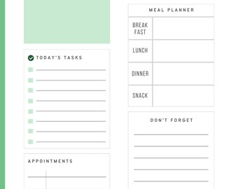 Aesthetic Digital Daily Planner - Etsy