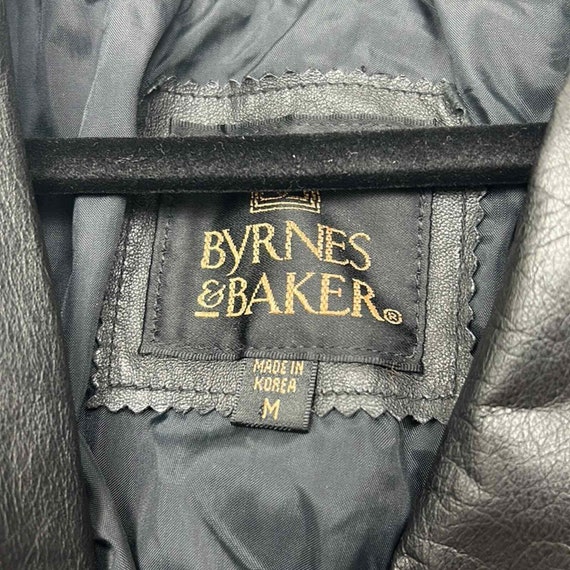 Vintage Byrnes & Baker Leather Moto Jacket - Gem