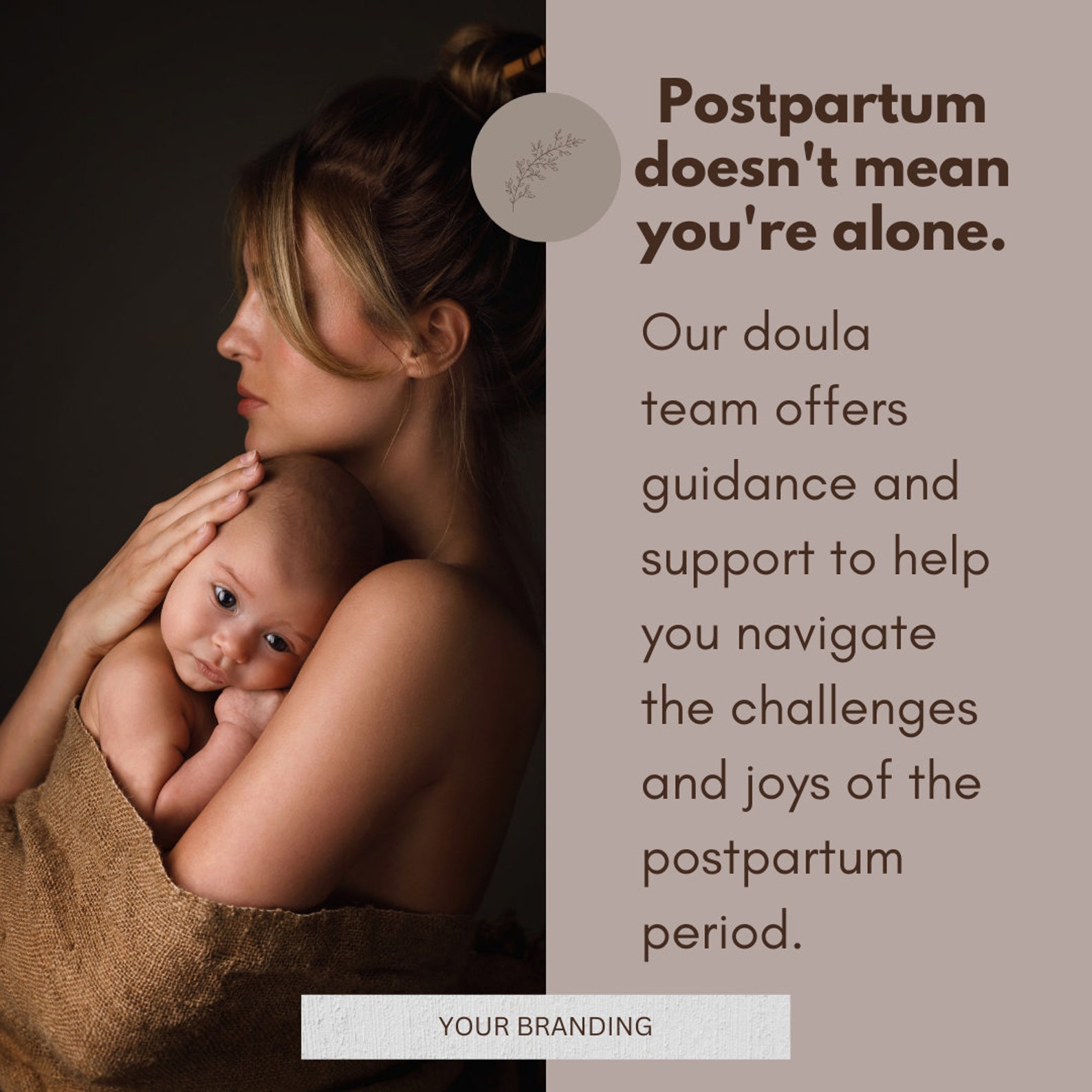 30 Doula Social Media Post Templates Postpartum Midwife Doula Content ...