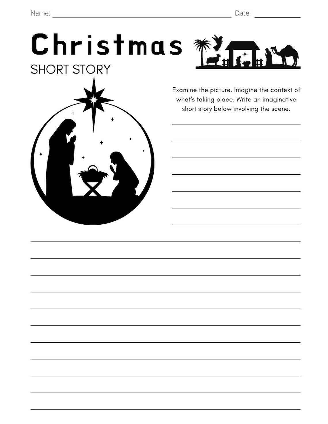 Christian Preschool Christmas Activities Religious School Aged ...