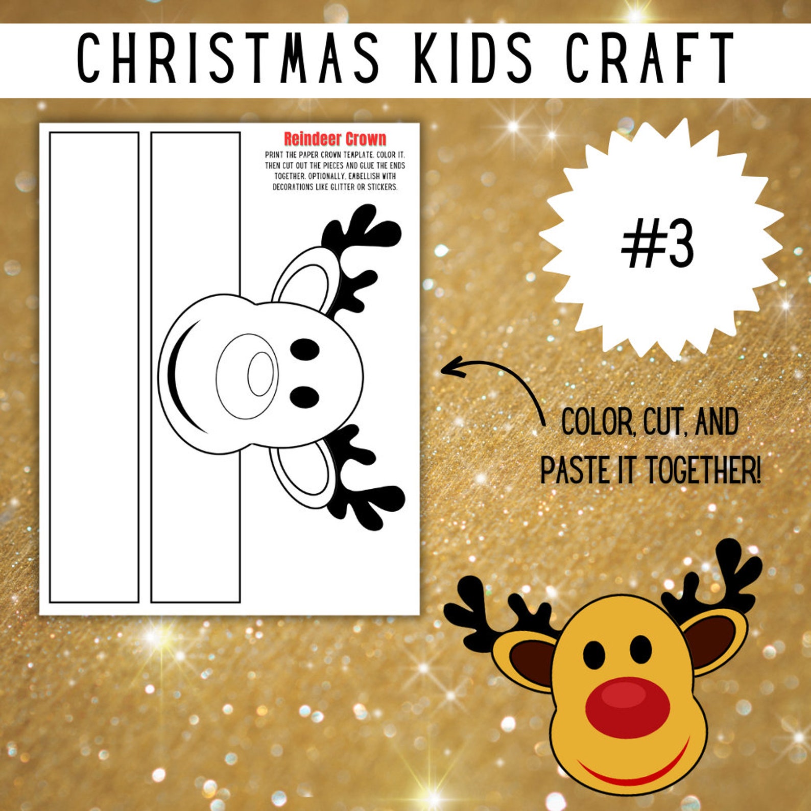 Printable Christmas Activities for Kids Preschool Elementary Age School ...