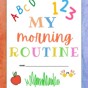 Preschool Morning Routine Printable Homeschool Activities Preschool ...