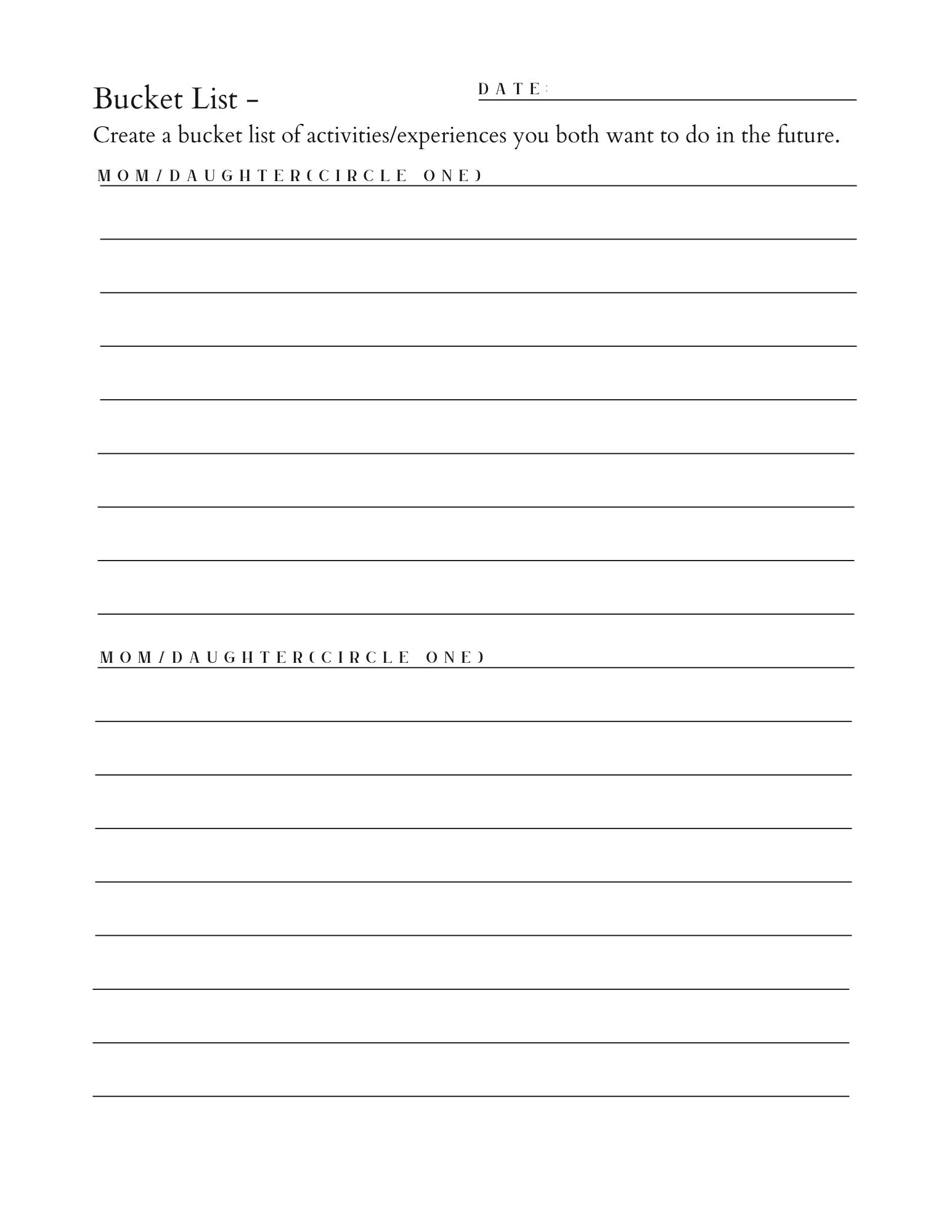 Mom & Daughter Journal Mother and Daughter Journal 90 Days of Guided ...