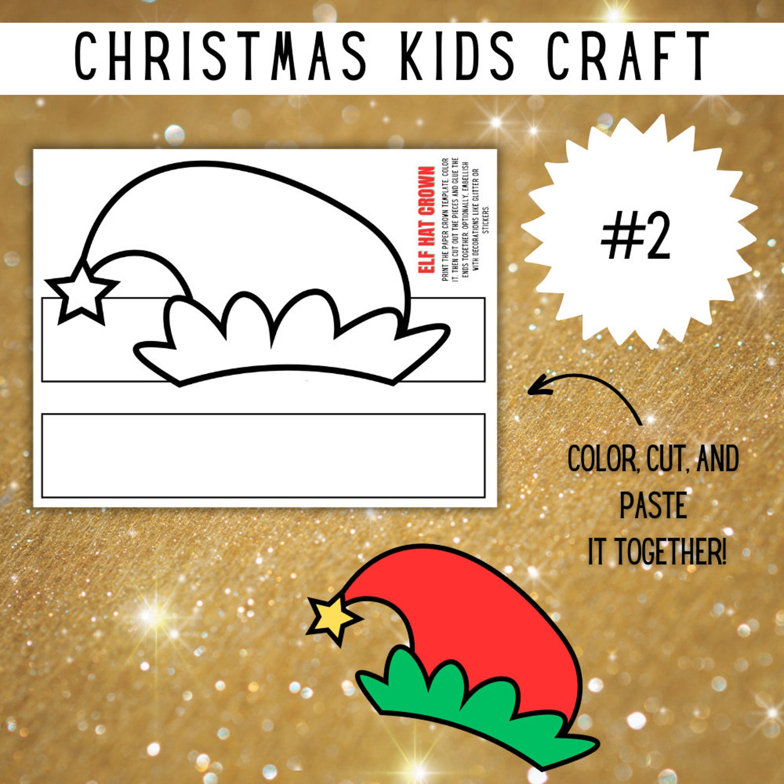Printable Christmas Activities for Kids Preschool Elementary Age School ...
