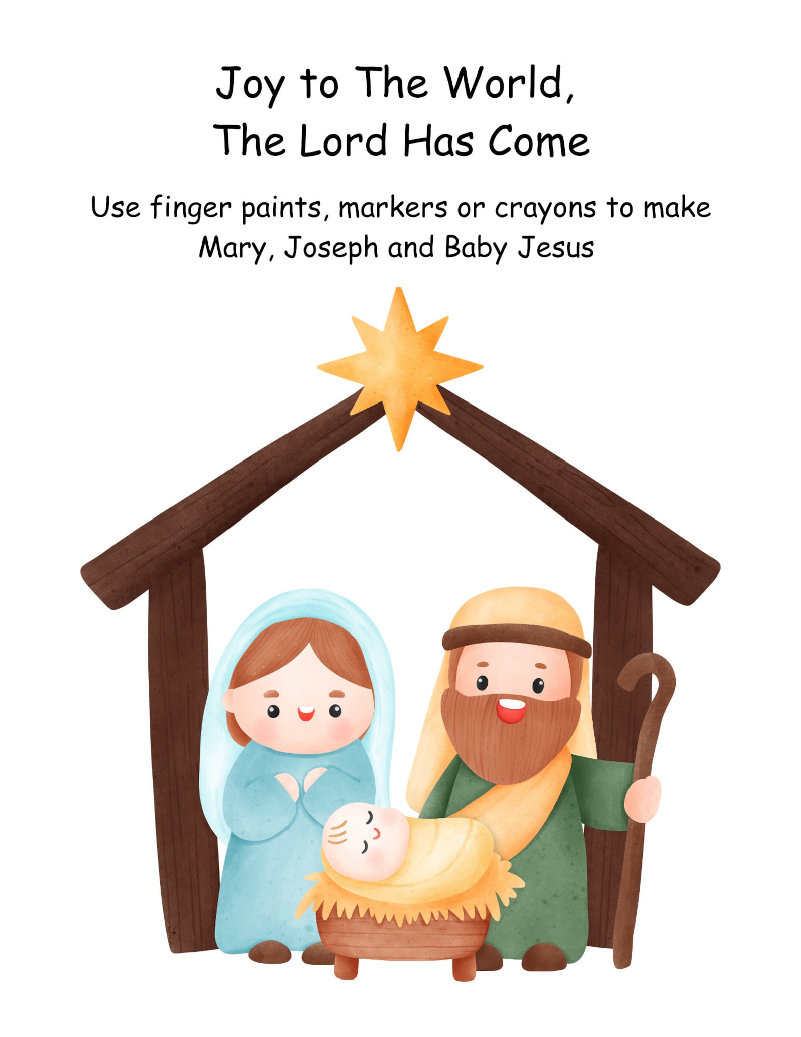 Christian Preschool Christmas Activities Religious School Aged ...