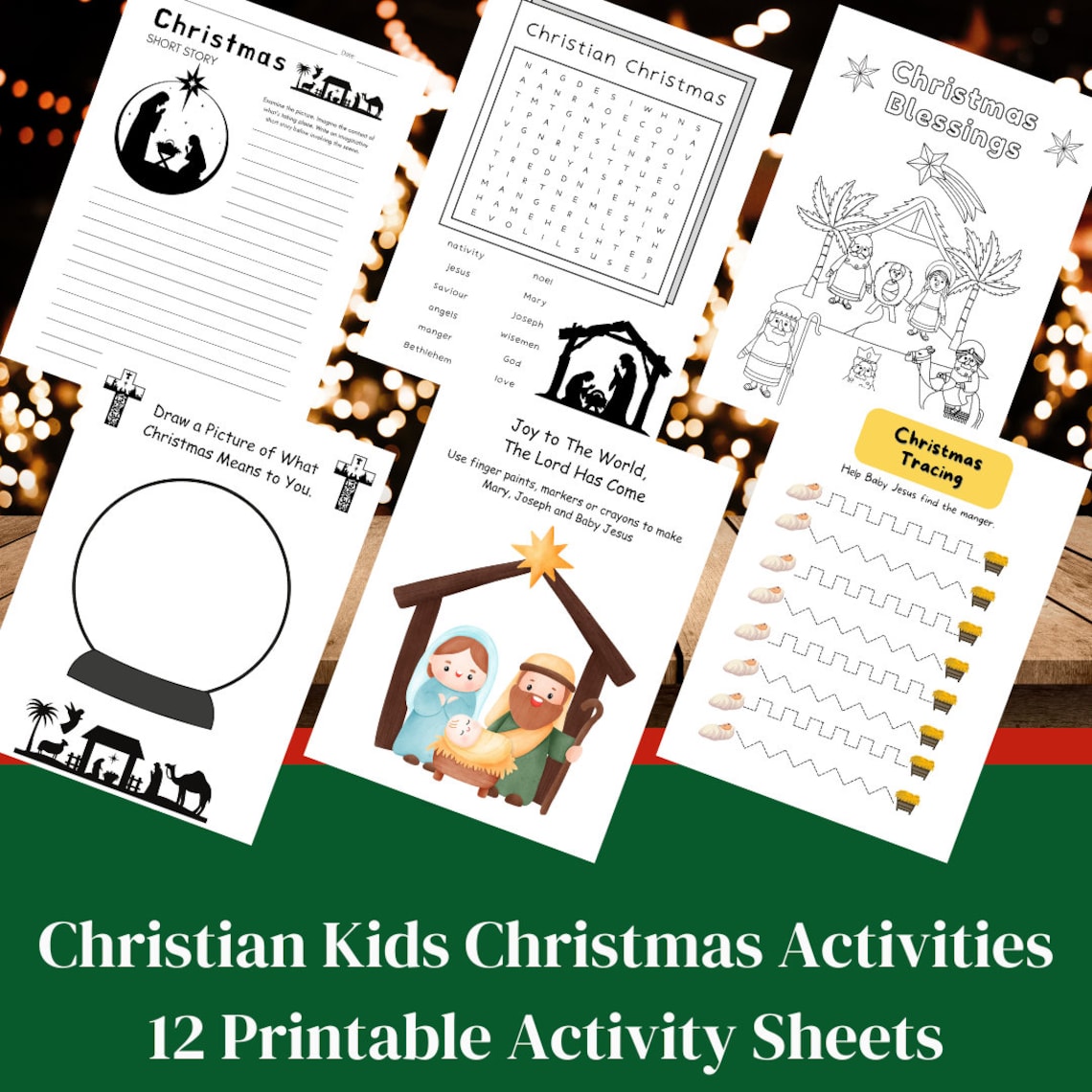 Christian Preschool Christmas Activities Religious School Aged ...