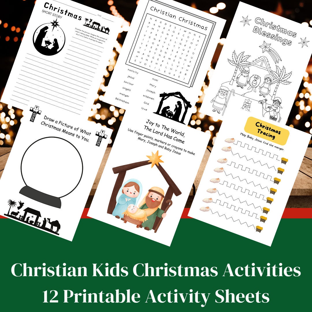 Christian Preschool Christmas Activities Religious School Aged ...