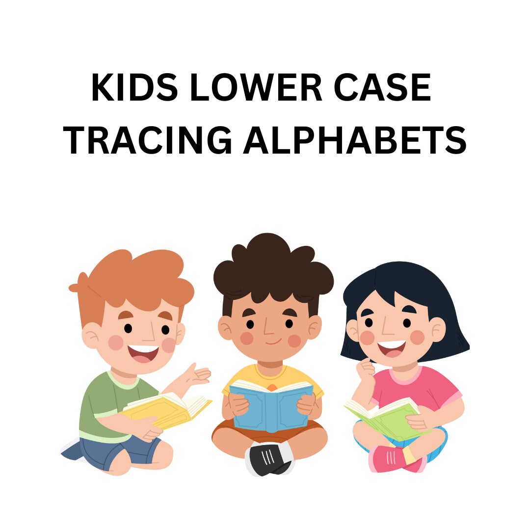 Kids Lowercase Tracing Book| Ages 3 and Up| Lowercase Letter Practice ...
