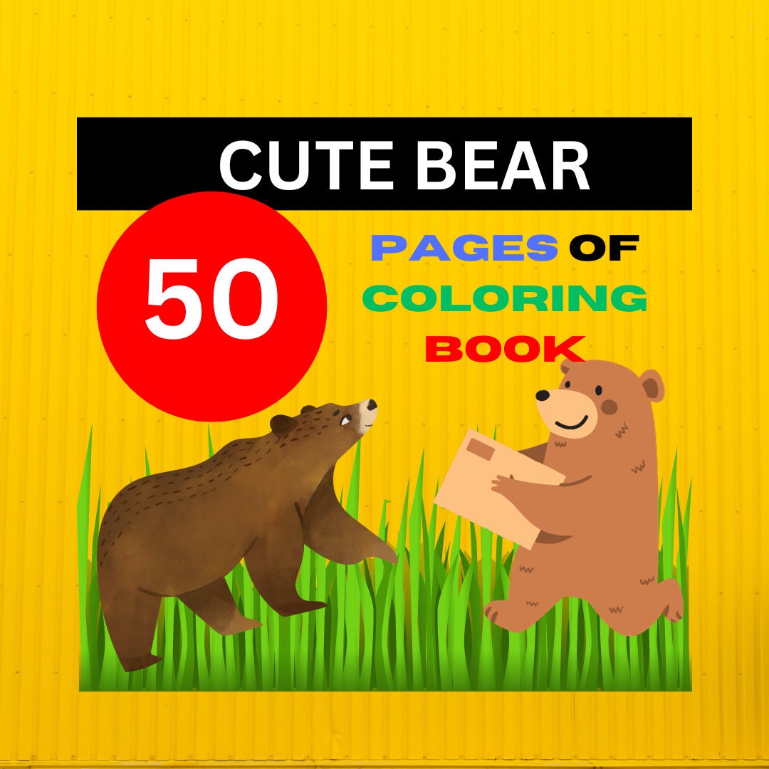 Printable Coloring Pages for Kids and Adults Instant Download Art Cute ...