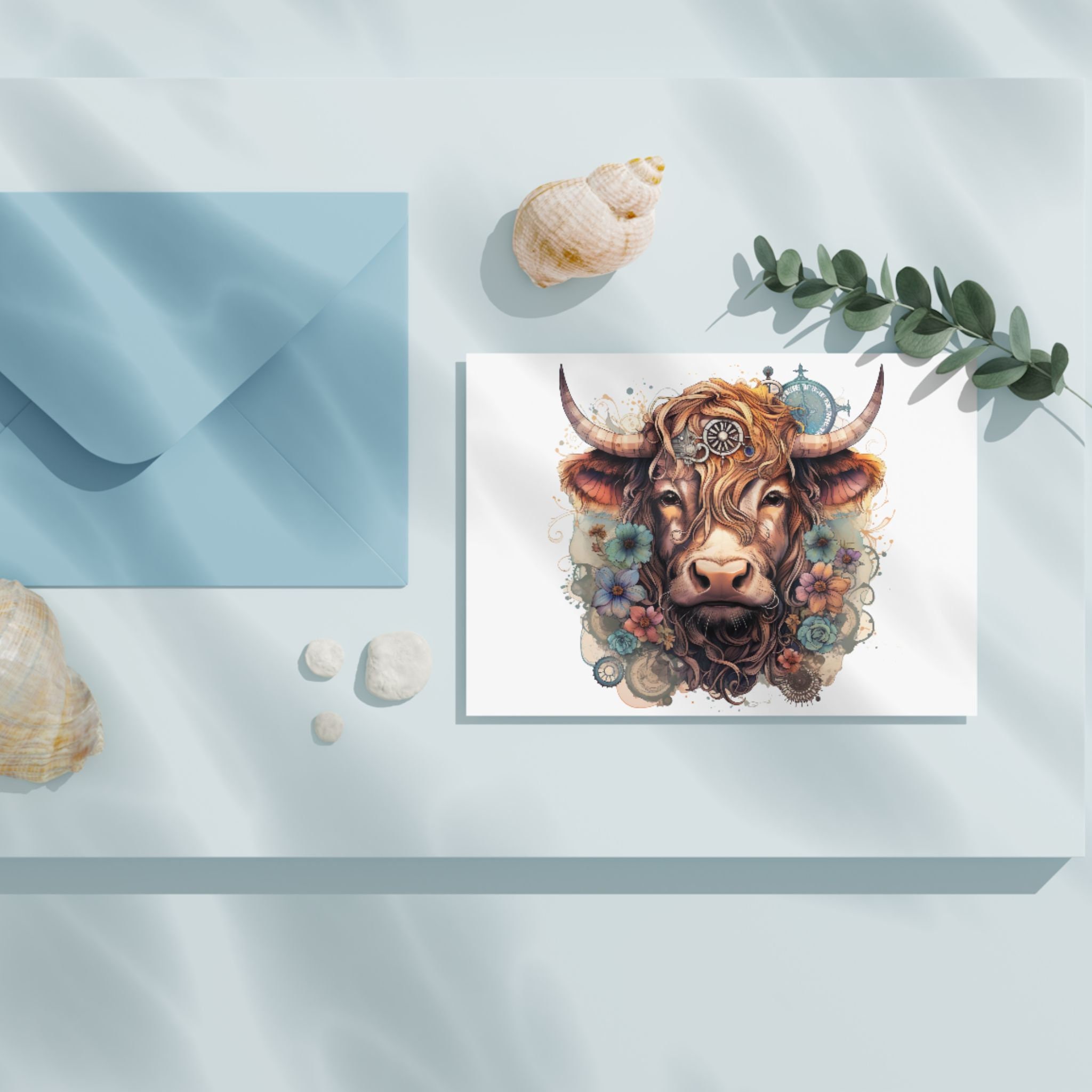 Steampunk Highland Cow Clipart Bundle Highlandcow Steampunk PNG Bundle ...