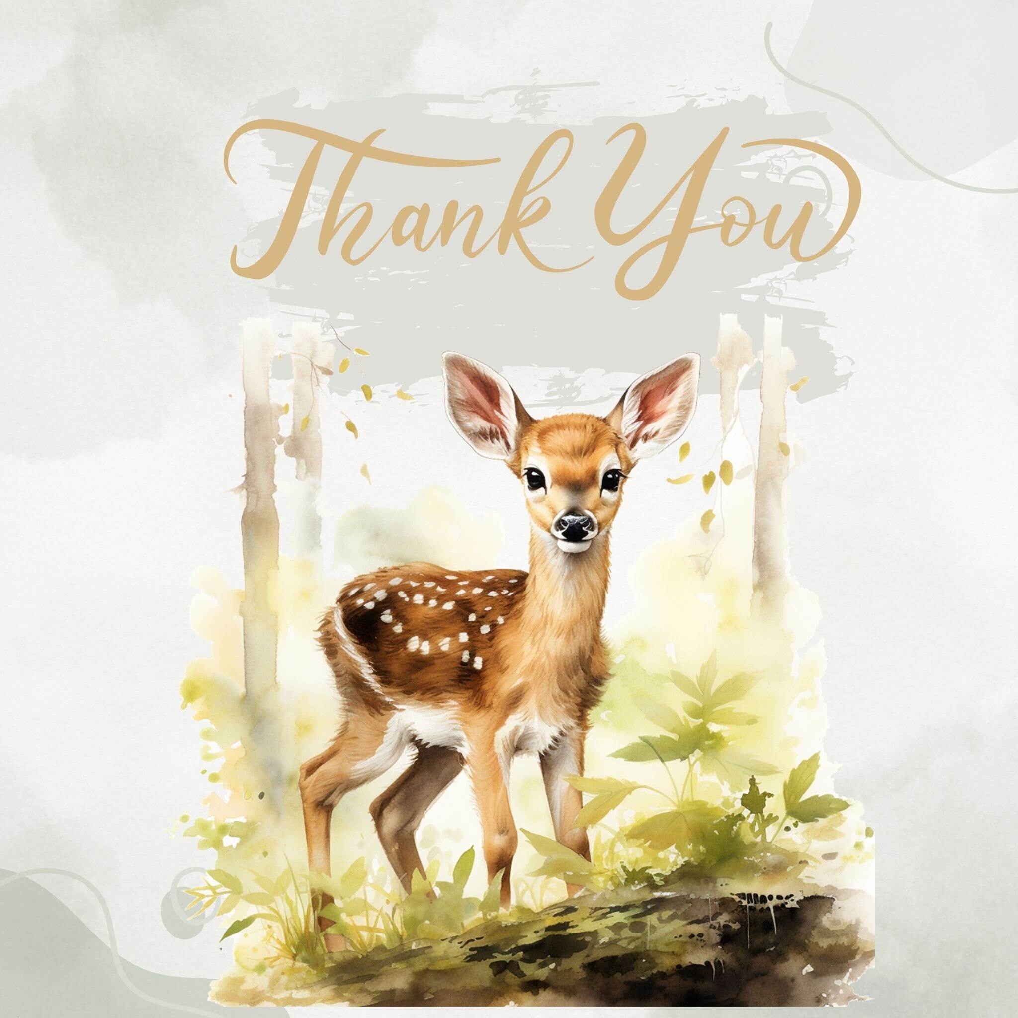 Baby Deer Clipart Cute Deer Baby Deer Woodland Baby Shower Sign ...