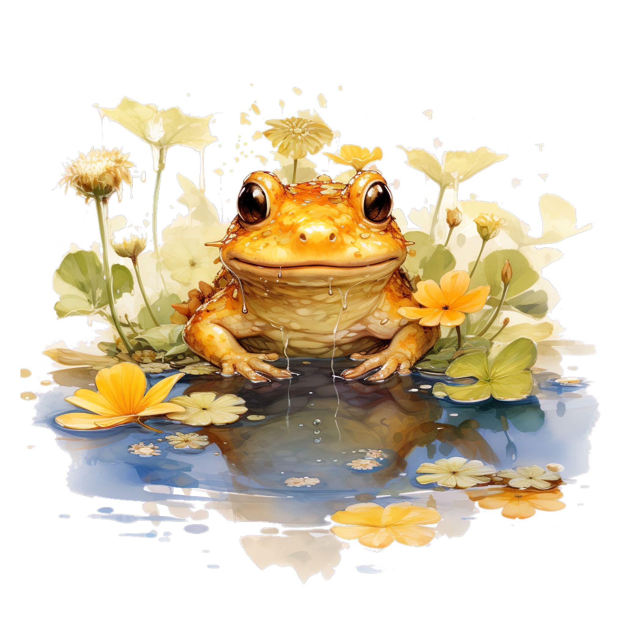 Amphibian Woodland Animal Png | Cute Frogs | Digital Download ...