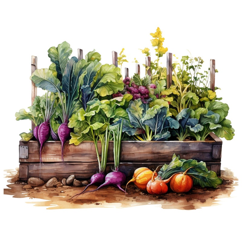 Gardening Clipart - Etsy