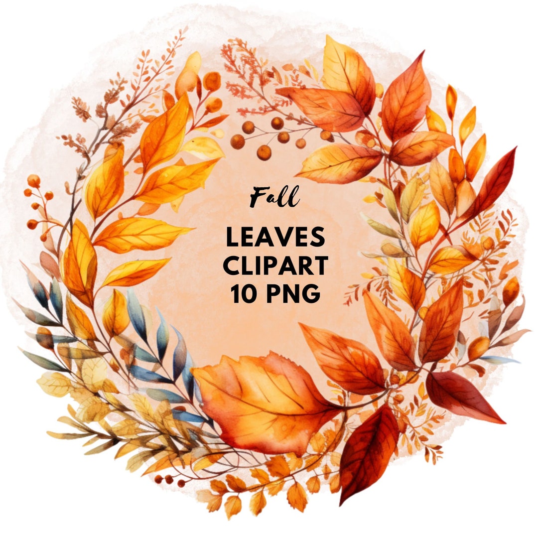Autumn Forest PNG Clipart Bundle Autumn Scene Clipart Autumn Leaves ...