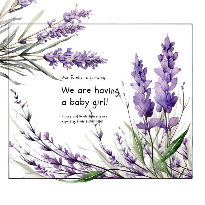 Watercolor Lavender Clipart | Lavender Clip Art | Watercolor Lavender ...