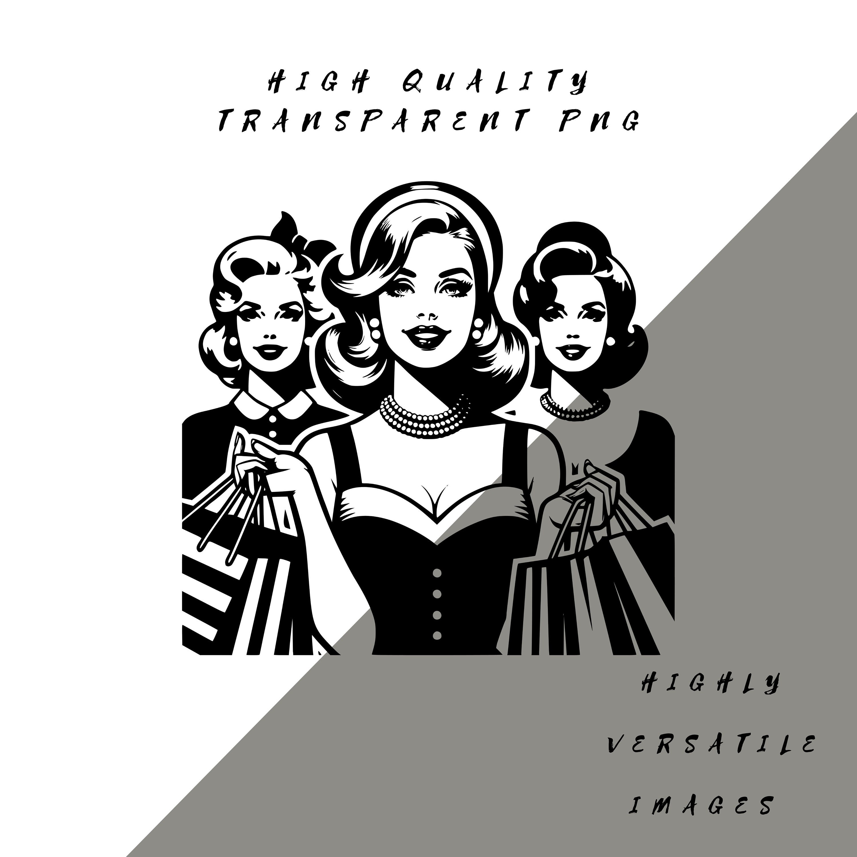 Housewife Vintage Women 60S 50S Retro Woman Svg 1950S Atomic Commercial ...