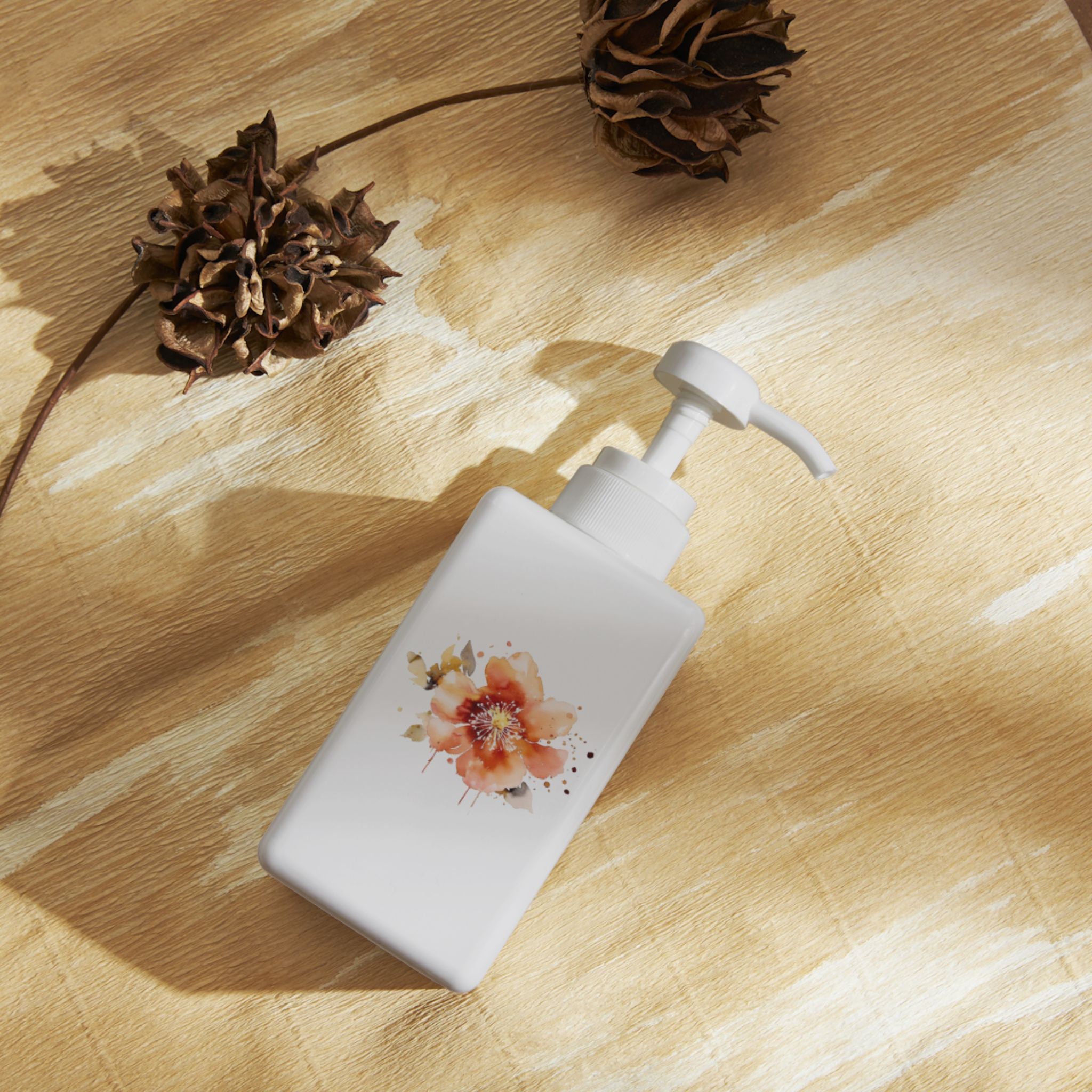 Watercolor Peachy Floral Clipart Bloom PNG Blush Flowers Orange Floral ...