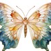 Pastel Watercolor Butterfly Clipart, Soft Colors Butterflies Bundle ...