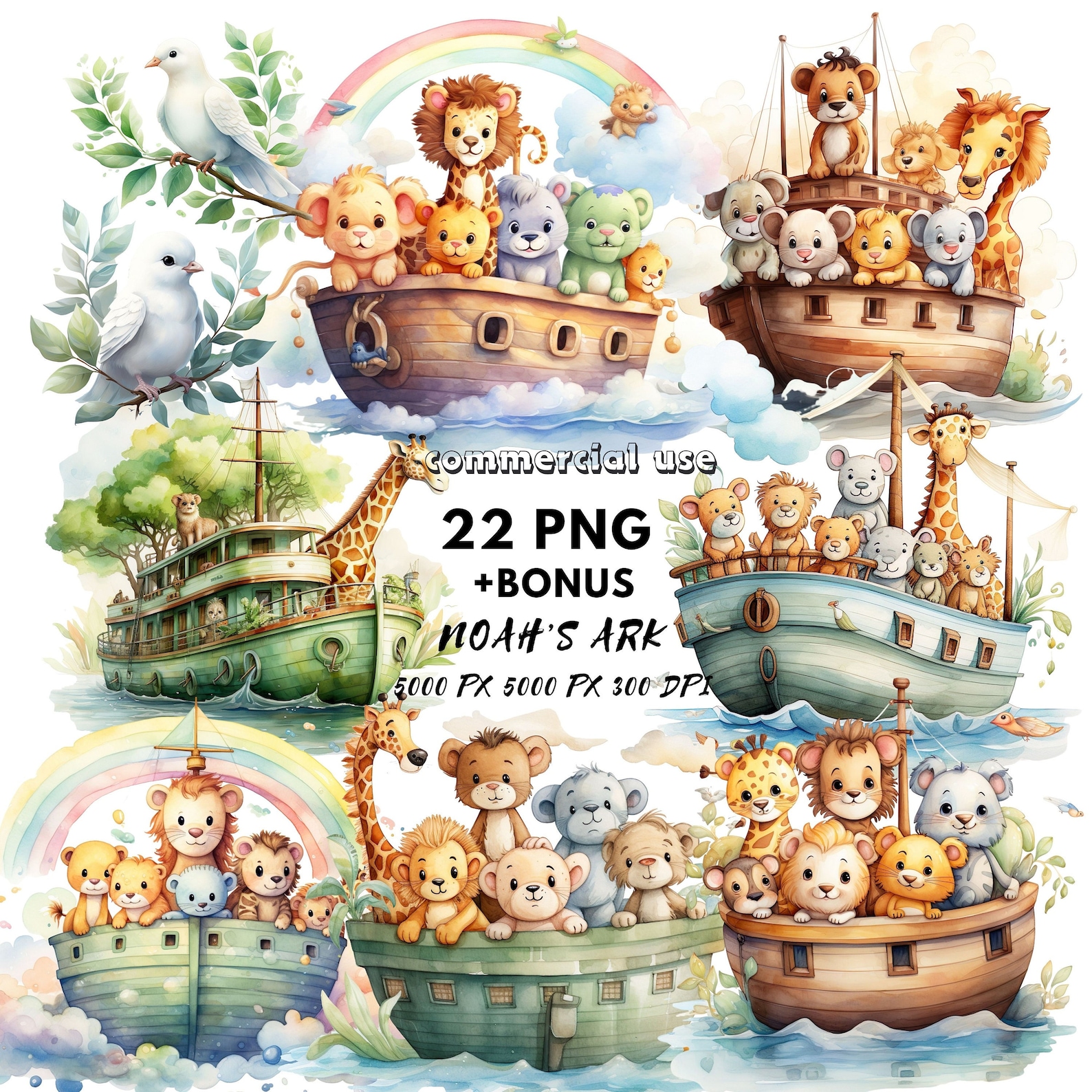 Bible Stories Clipart Bundle | Story for Kids | Bible Clipart | Sunday ...