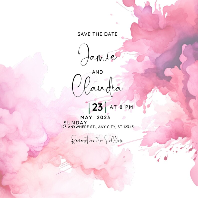 Watercolor Splash and Alcohol Ink Clip Art Commercial Use Instant ...