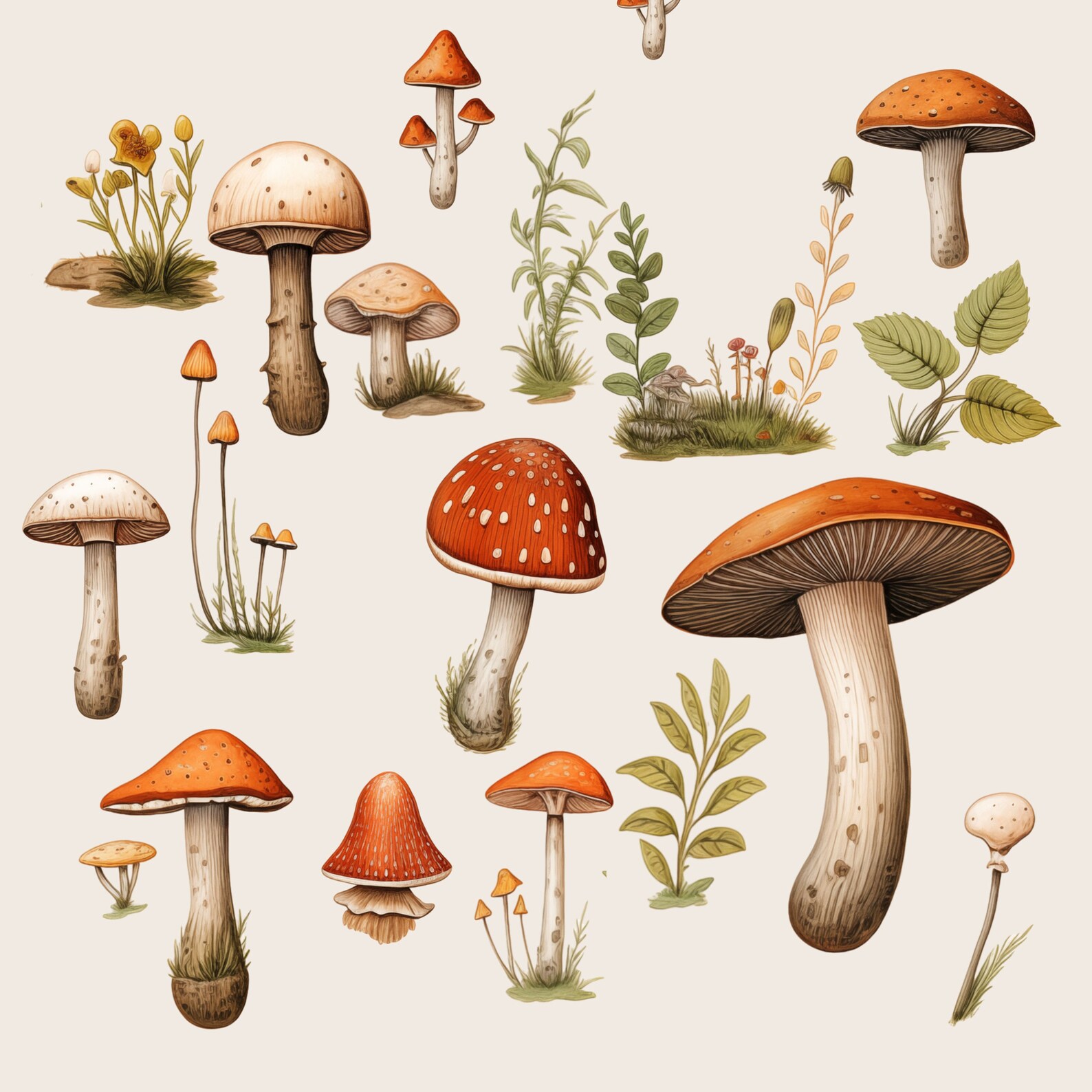Forest Clipart | Instant Download | Commercial Use | Enchanted Forest ...