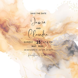Neutral Watercolor Splatter Clipart, Abstract Background, Digital ...