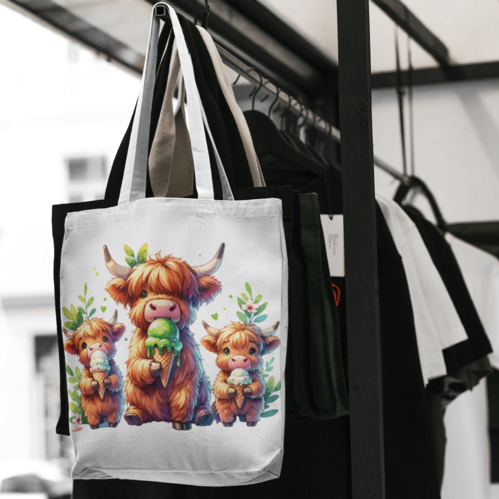 Kitchen Highlander Cows Family Highlandcow Clipart Cow PNG Bundle ...