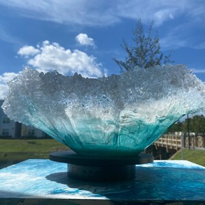 Made to Order: Sculpted Beach Wave Resin Bowl - Etsy