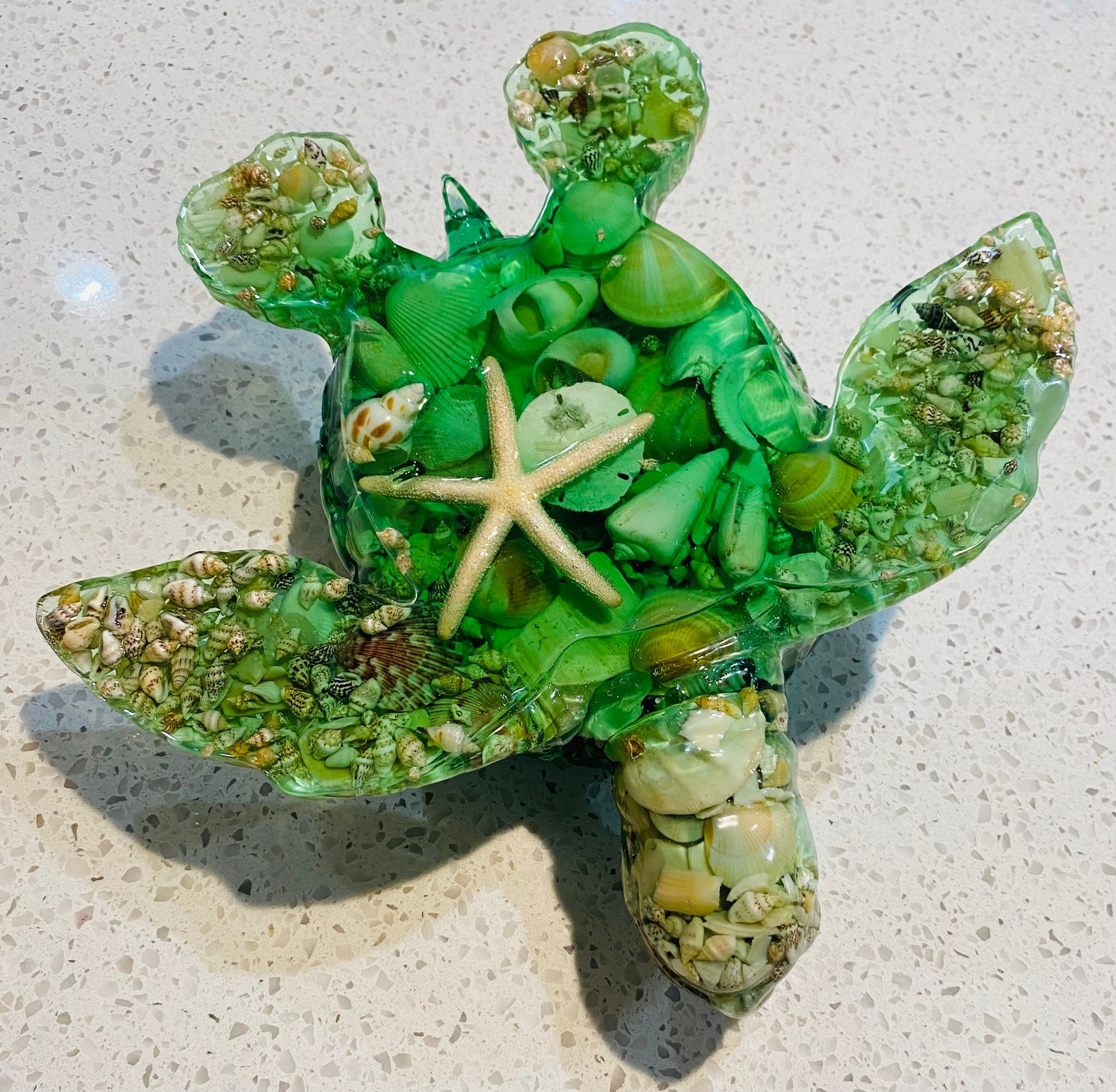 Made to Order Giant Green Shell Resin Turtle - Etsy