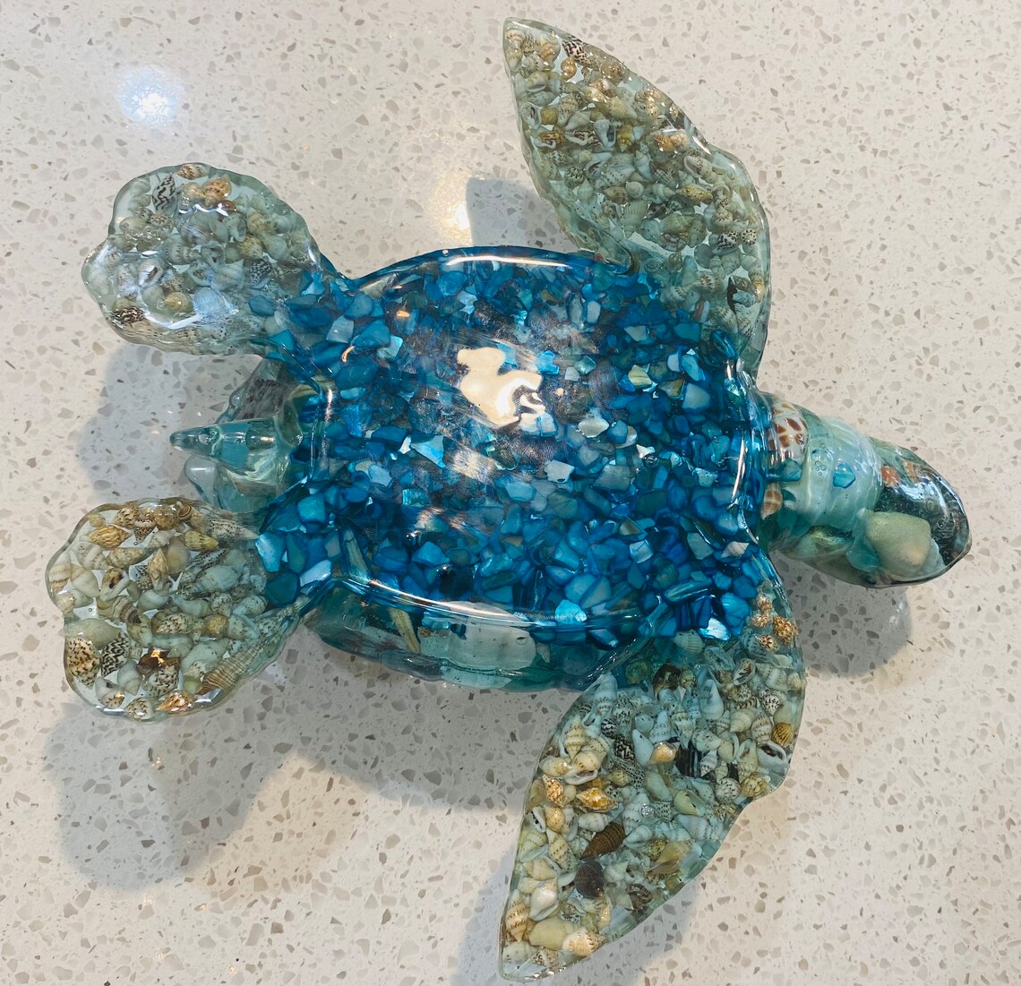 Made to Order: Giant Ocean/shell Resin Turtle - Etsy