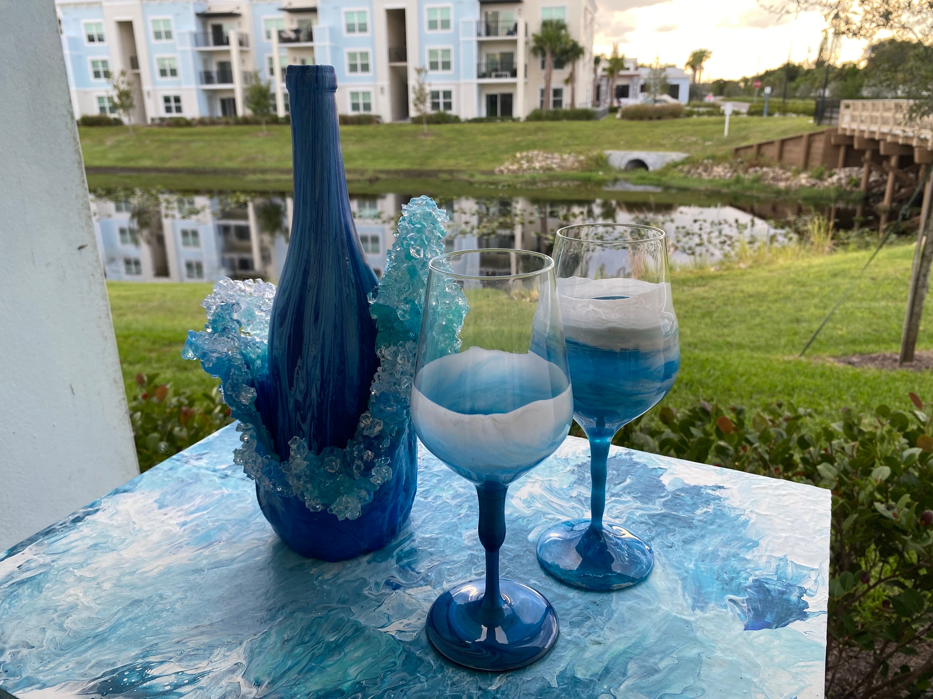 Beach Wine Bottle Holder - Etsy
