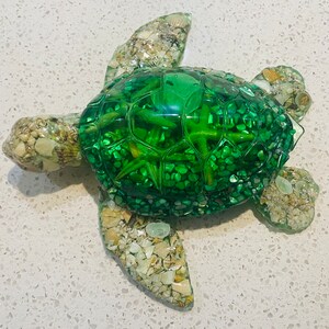 Made to Order Giant Green Shell Resin Turtle - Etsy