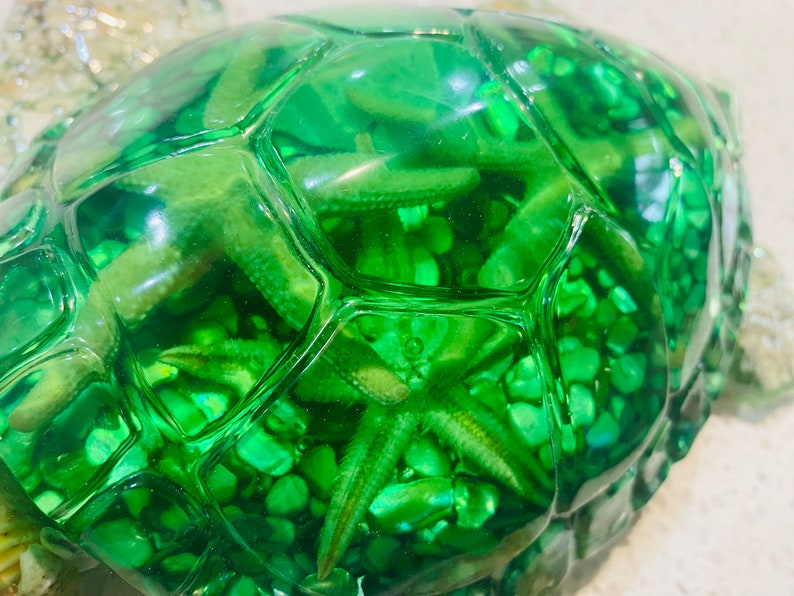 Made to Order Giant Green Shell Resin Turtle - Etsy