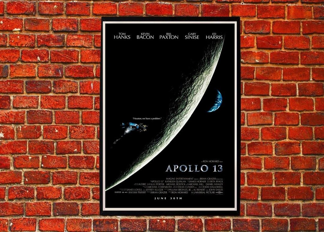 Apollo 13 (1995) Movie Film Poster Print Art Wall Decoration - Etsy