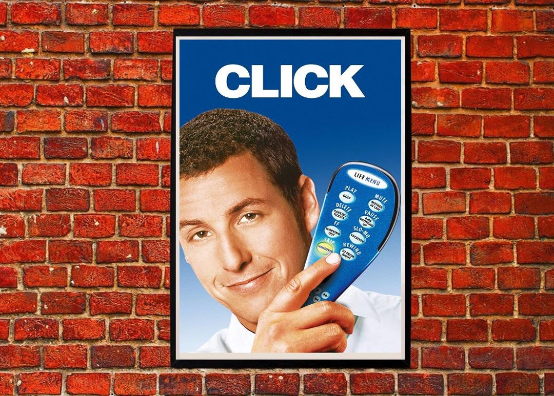 Click (2006) Movie Film Poster Print Art Wall Decoration - Etsy Canada