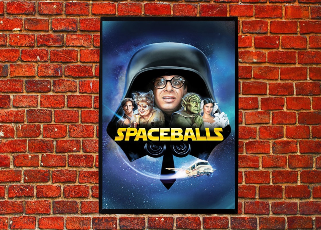 Spaceballs 1987 Star Wars Parody Comedy Movie Cover Poster Spaceballs ...