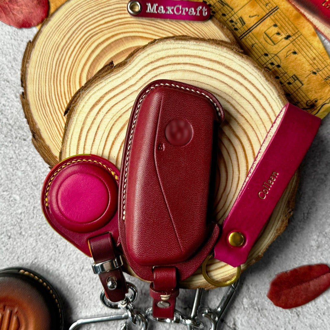 Leather Key Fob Case for BMW X7 G07 2024 Stylish Shell Protector for X7 ...