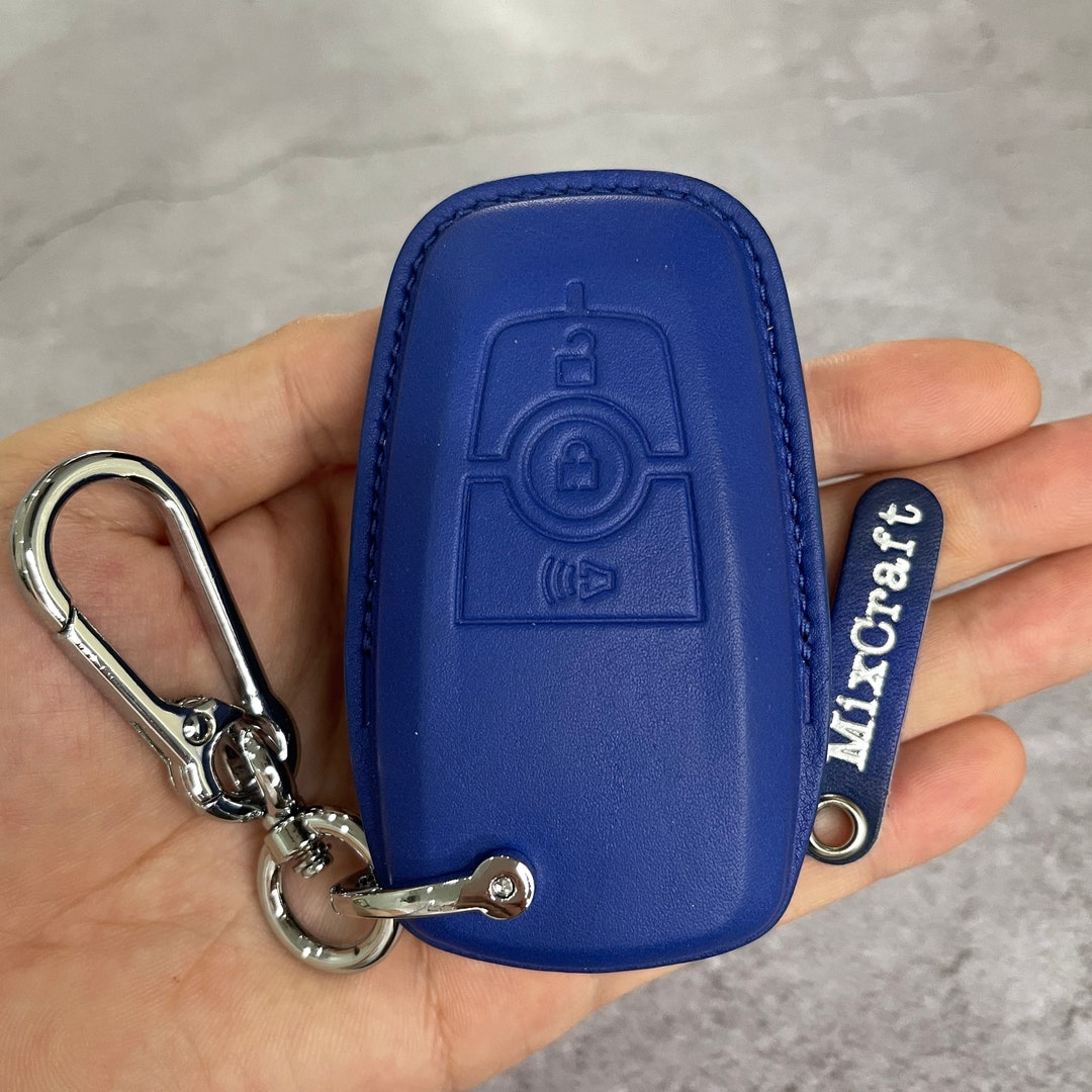 Bronco-themed Leather Key Fob Cover for 2021-2024 Bronco Sport and ...