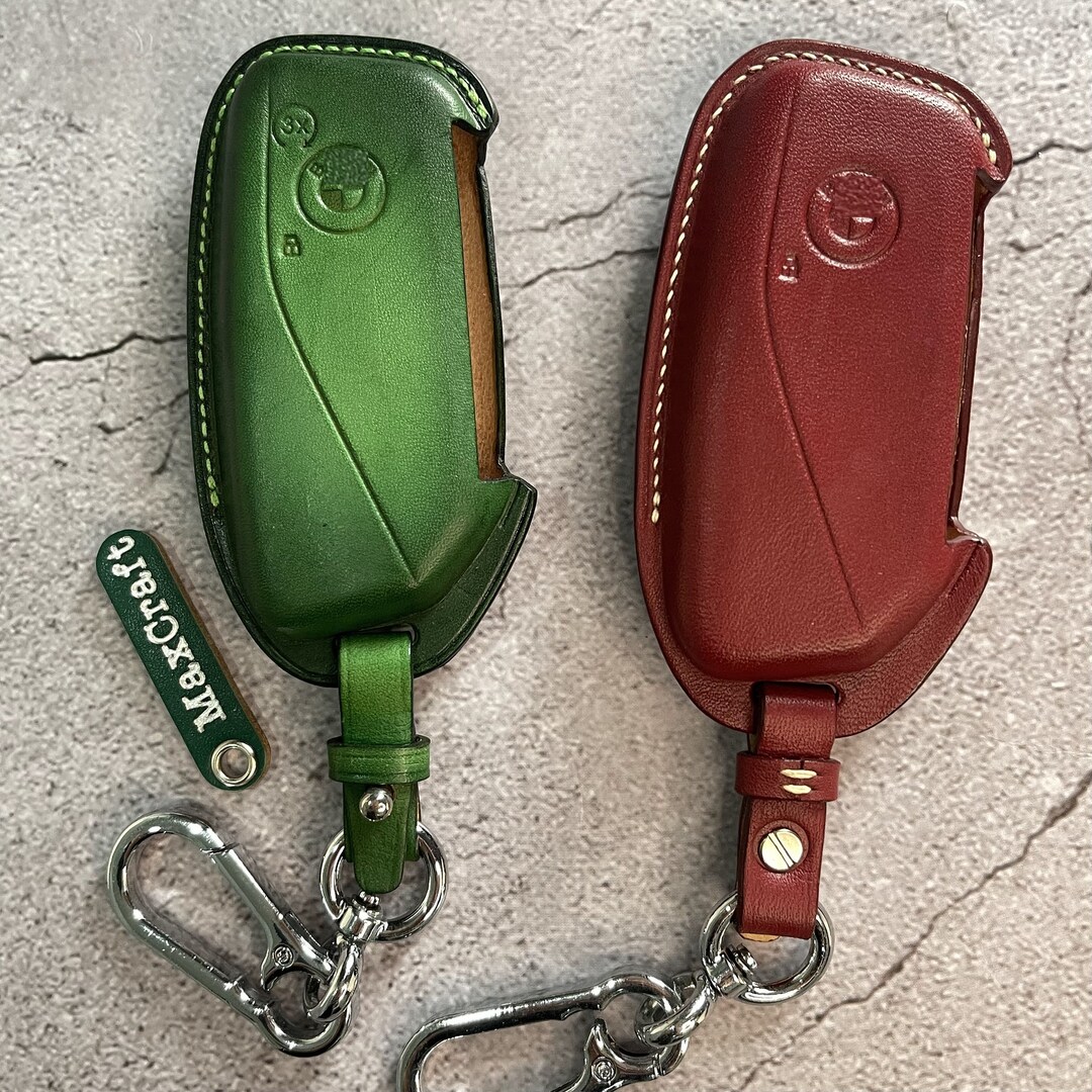 Stylish Handcrafted Leather BMW Key Fob Cover for All Types of Keys ...